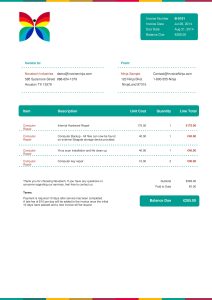 Travel & Tourism Invoice Template - Free Invoicing Software for Small ...