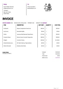 Videography Invoice Template: Get a Videographer Invoice Template ...