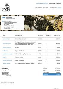 Videography Invoice Template: Get a Videographer Invoice Template ...