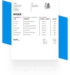 Logistics Company Invoice Template - Free Invoicing Software for Small ...
