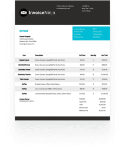 Travel & Tourism Invoice Template - Free Invoicing Software for Small ...